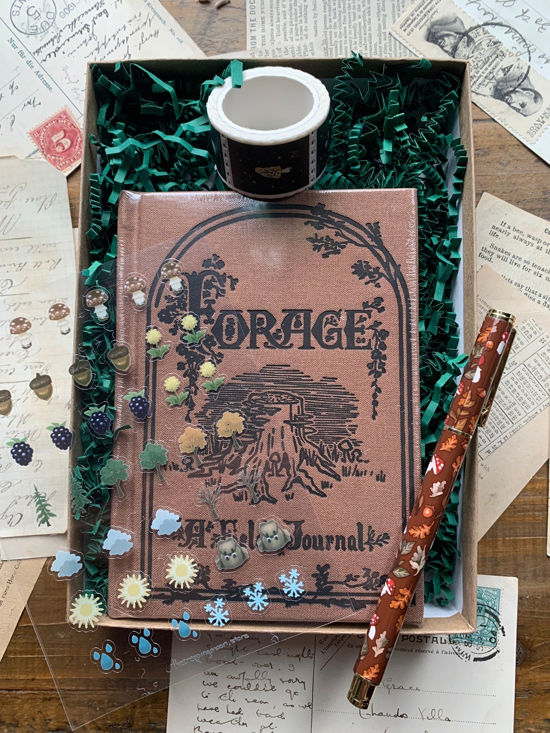 Ltd Edition Foraging Stationery Gift Bundle, Mushroom Stationery ...