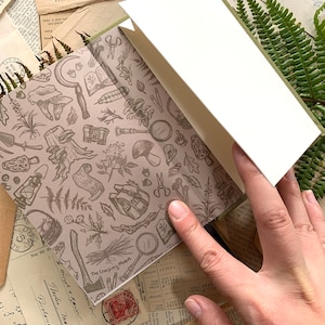 GREEN A6 Foraging Journal, 120gsm White Paper, Foraging Journal ...
