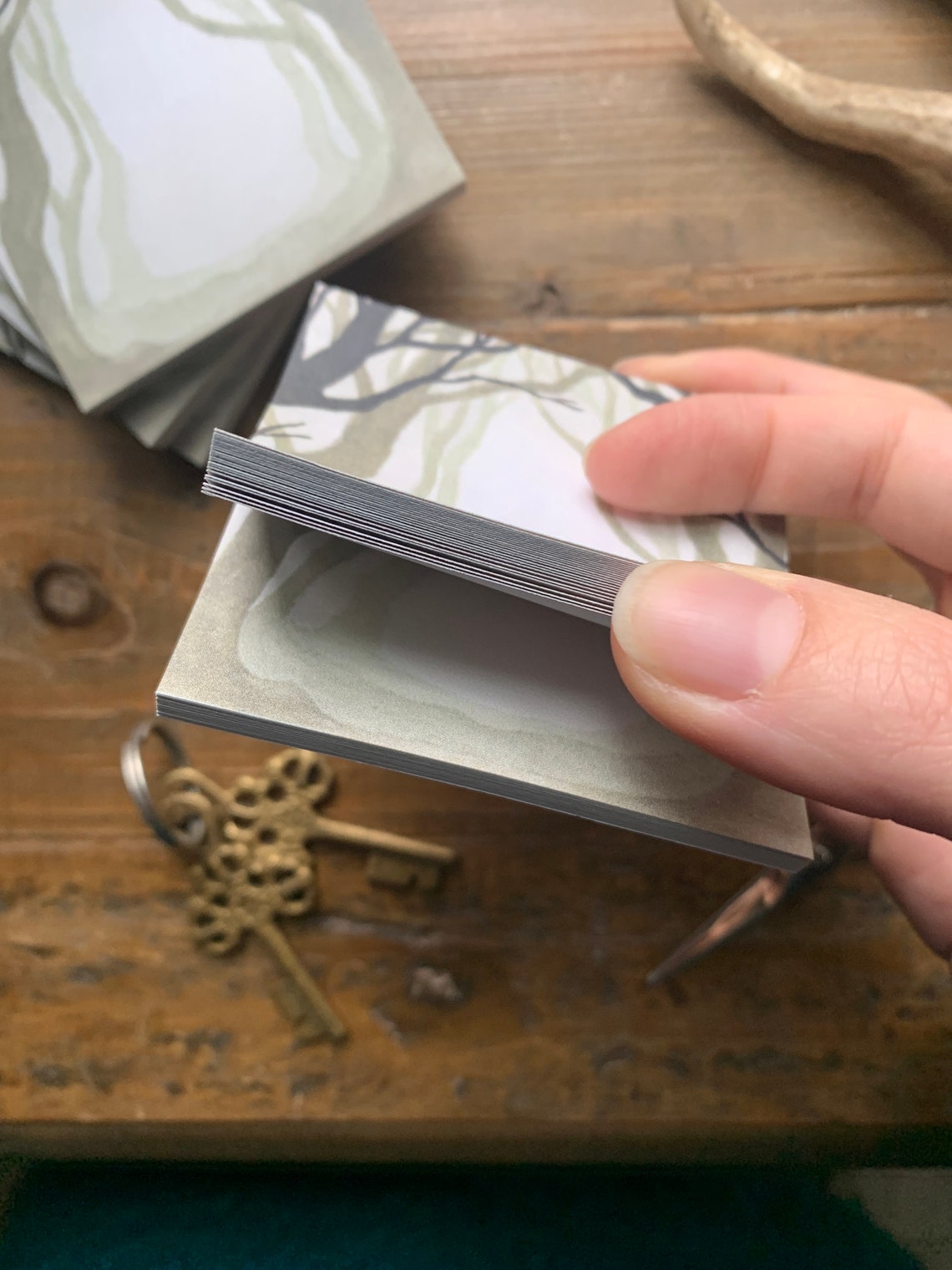 Dark Forest Sticky Note, Natural History, Creepy Stationery, Nature ...