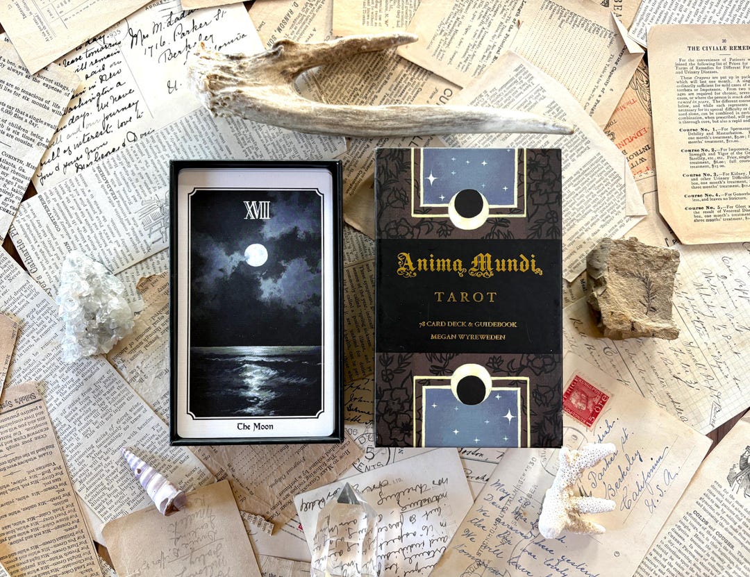 Anima Mundi Tarot Deck, 78 Card Deck With Guide Book, Nature Deck ...
