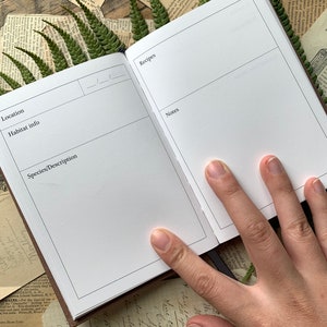 Discontinuing** BROWN Foraging A6 Field Journal, Foraging Journal ...