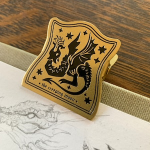 Draco Metal Journal Clip, Scrapbook Clip, Brass Clip, Binder Clip ...
