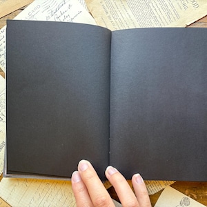 The Oracle - B6 Black Paper Sketchbook, 150 Gsm, Black Paper Journal ...