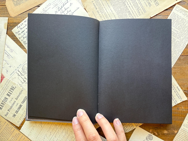 The Oracle - B6 Black Paper Sketchbook, 150 Gsm, Black Paper Journal ...
