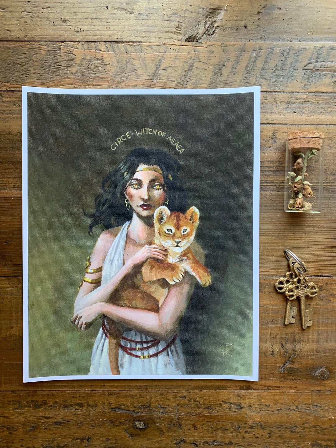8x10 Fine Art Print, "circe" Goddess Painting, Greek Mythology ...