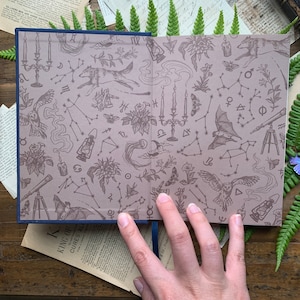 The Astronomer - B6 Vegan Blank Foil Notebook, 120gsm Ivory Paper ...