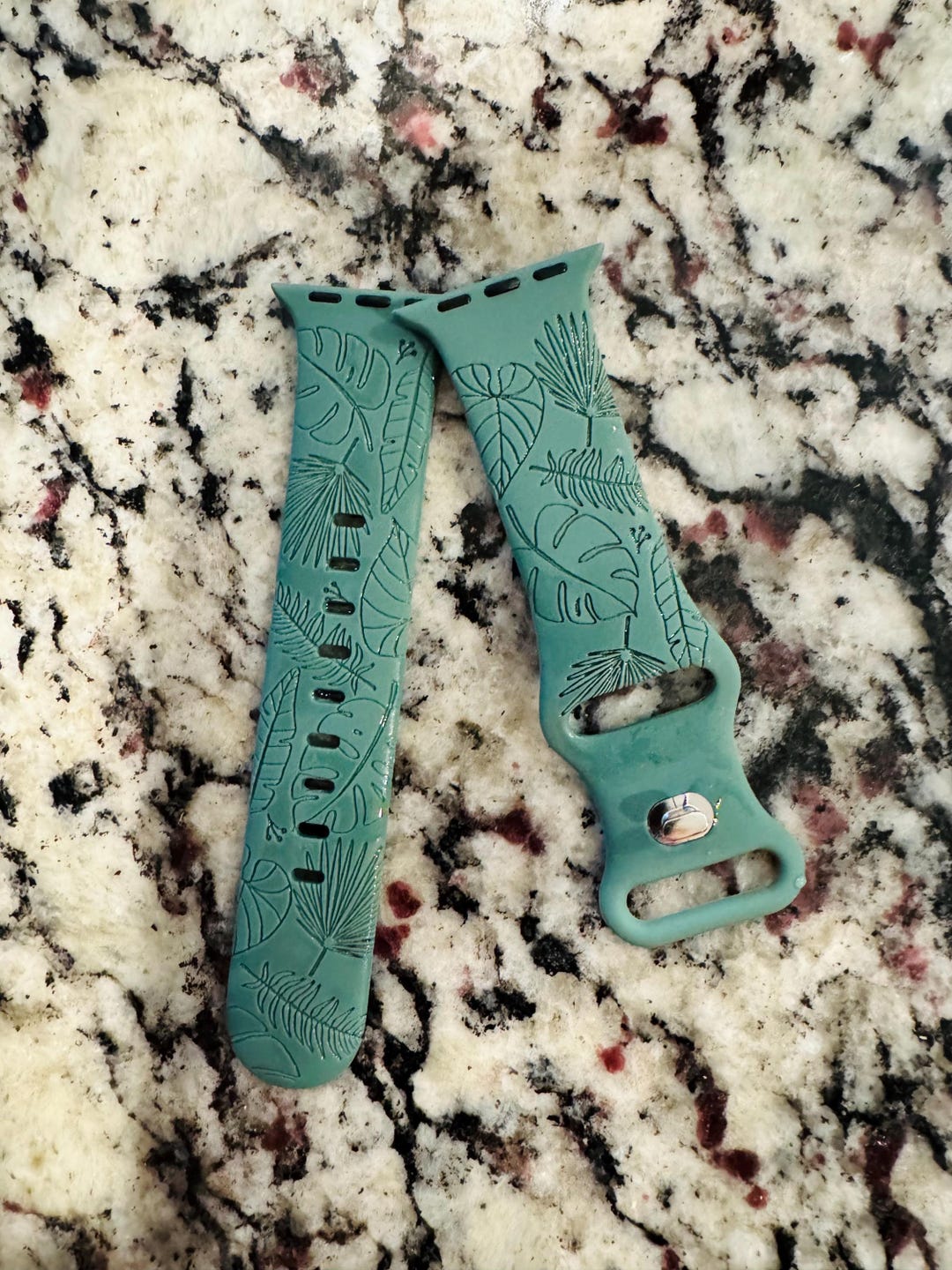 Custom Monstera Leaf Watch Strap, Apple Watch Band, Gift for Mom, for ...