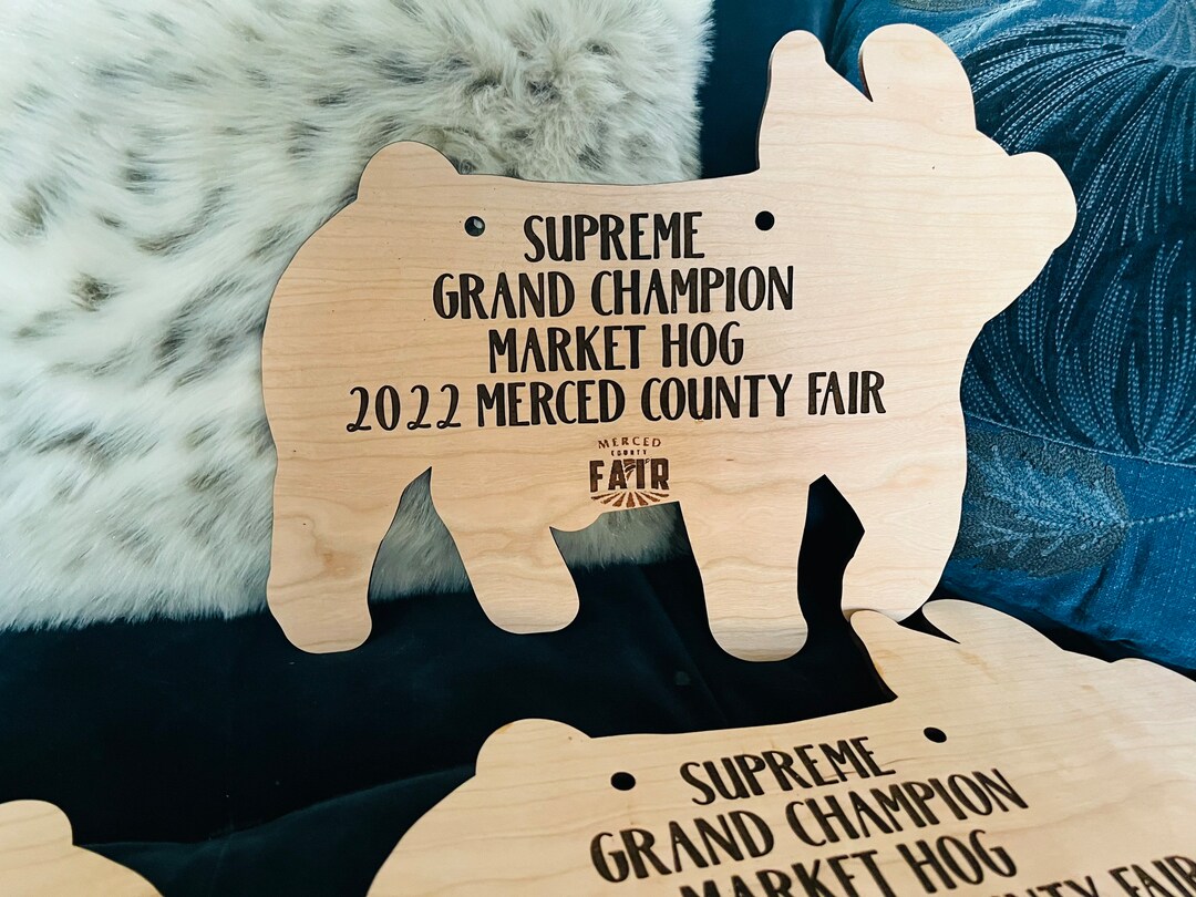 Personalized Livestock Award, FFA Award Supreme, Grand Champion Show ...