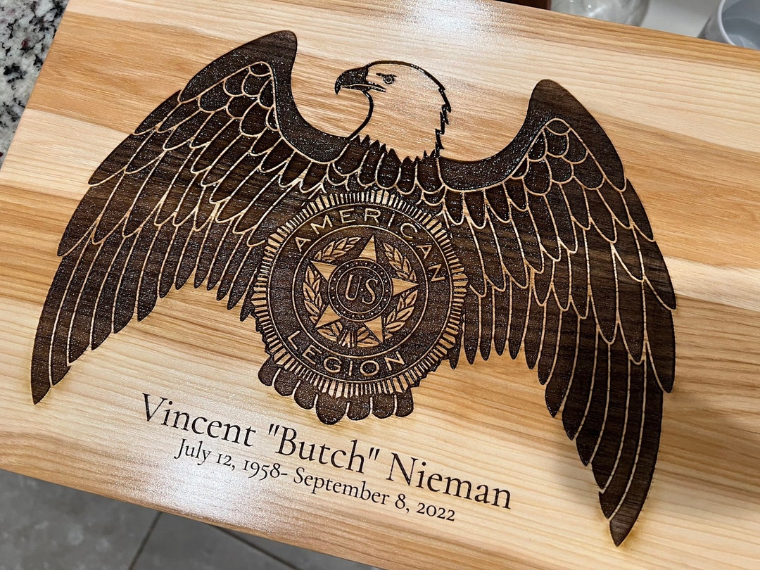 Personalized American Legion Cutting Boards Handmade, 5th Anniversary ...