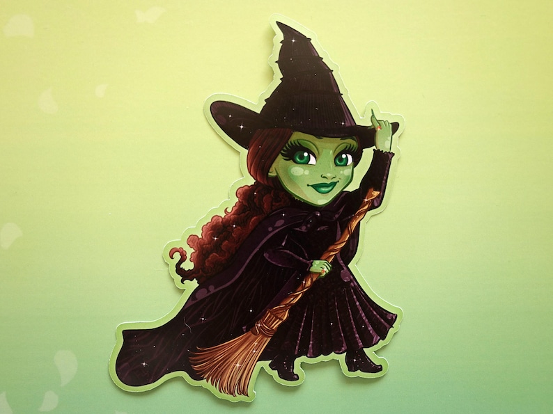 Stickers Wicked Wizard of Oz Adhesive Stickers Cute Stationery Journal ...