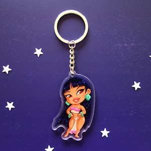 Keychains Non Disney Princesses Acrylic Charms Cute Gifts Heroines ...