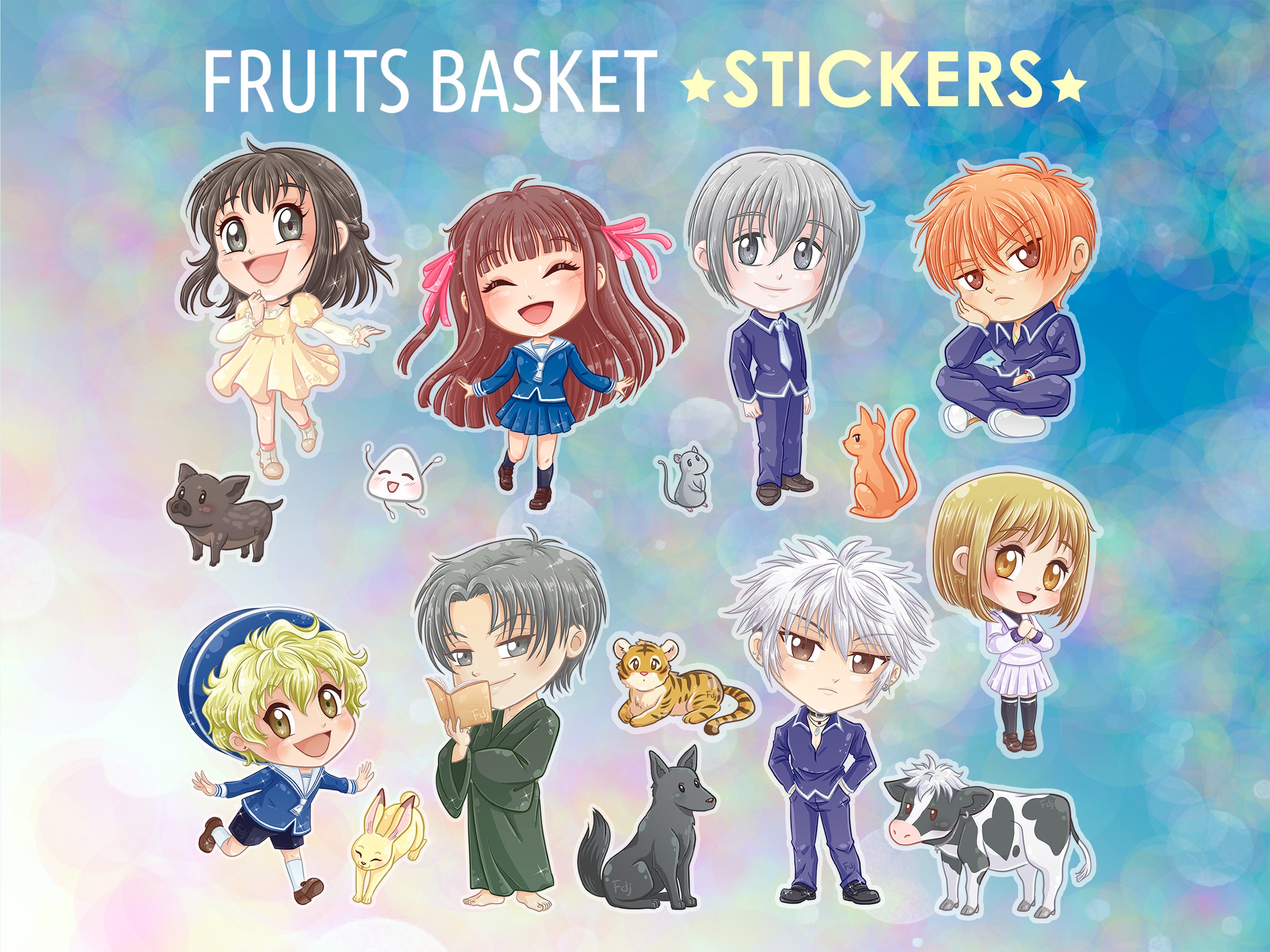 Fruits Basket Chibi Characters
