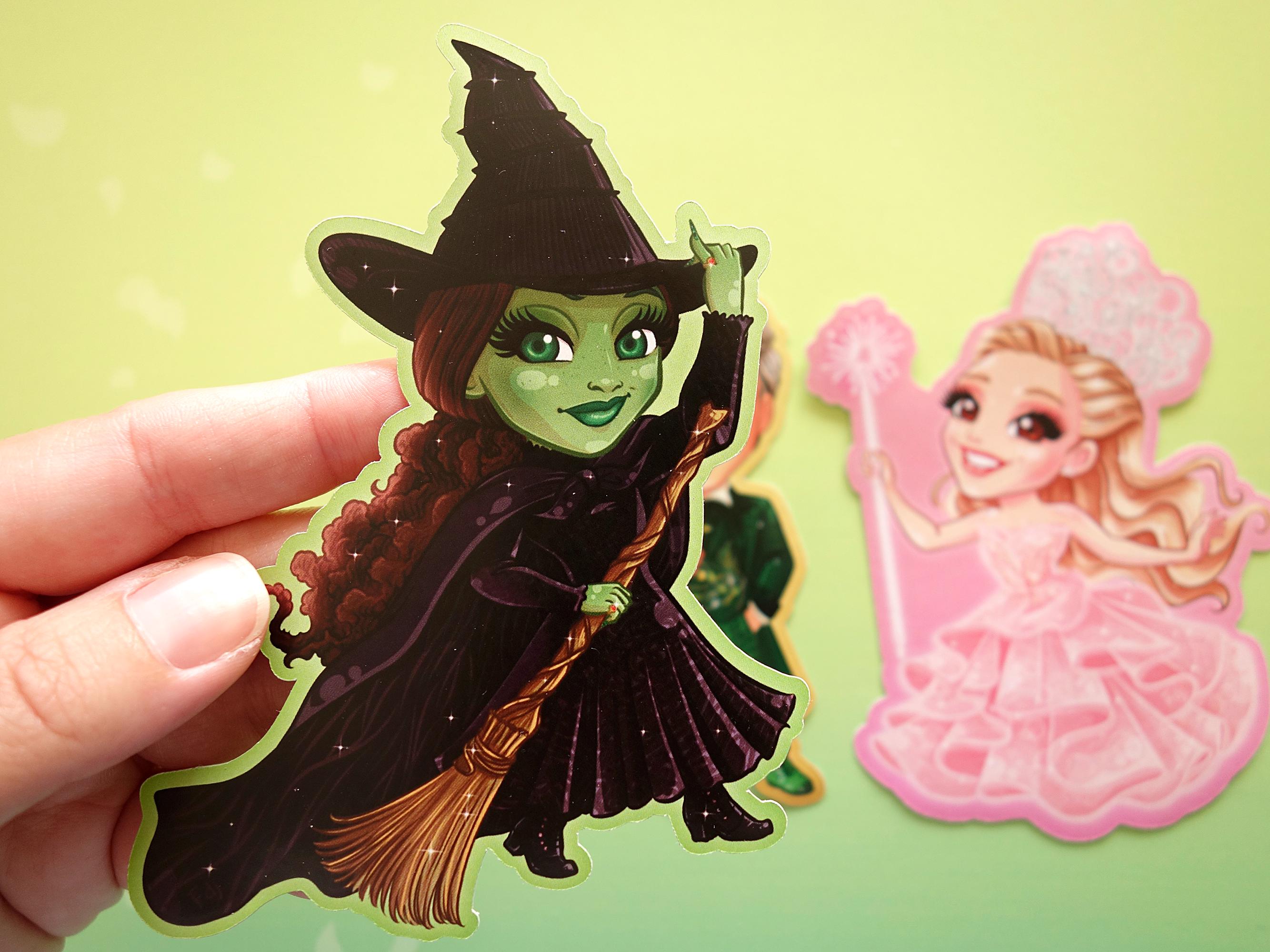 Stickers Wicked Wizard of Oz Adhesive Stickers Cute Stationery Journal ...