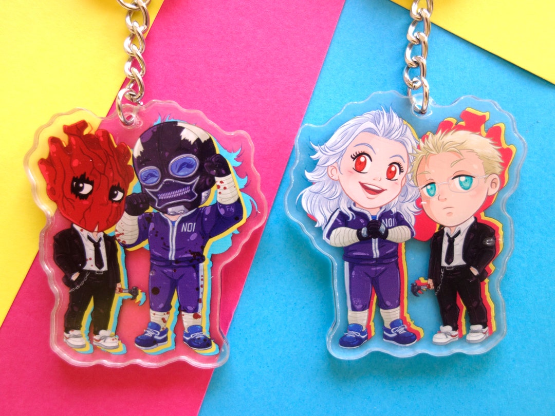 Keychains Stickers Dorohedoro Shin Noi Q Hayashida Cute Acrylic Charms ...