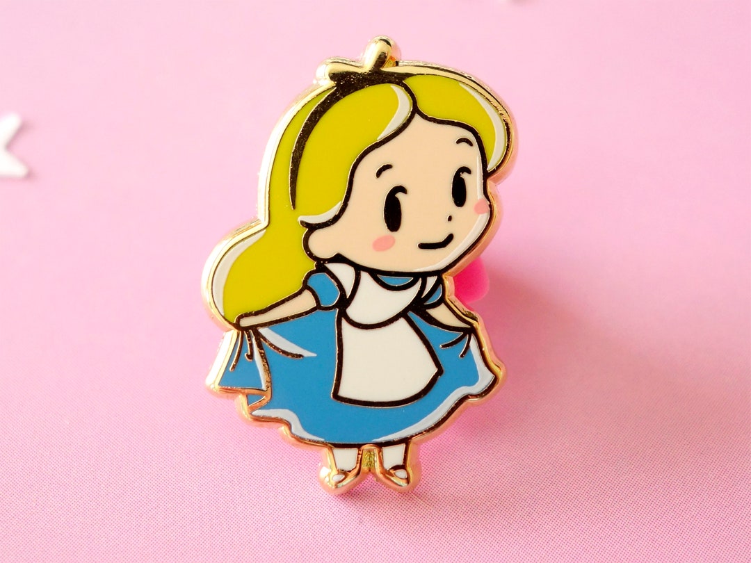 Enamel Pins Alice Mini Disney Princesses & Heroines - Etsy