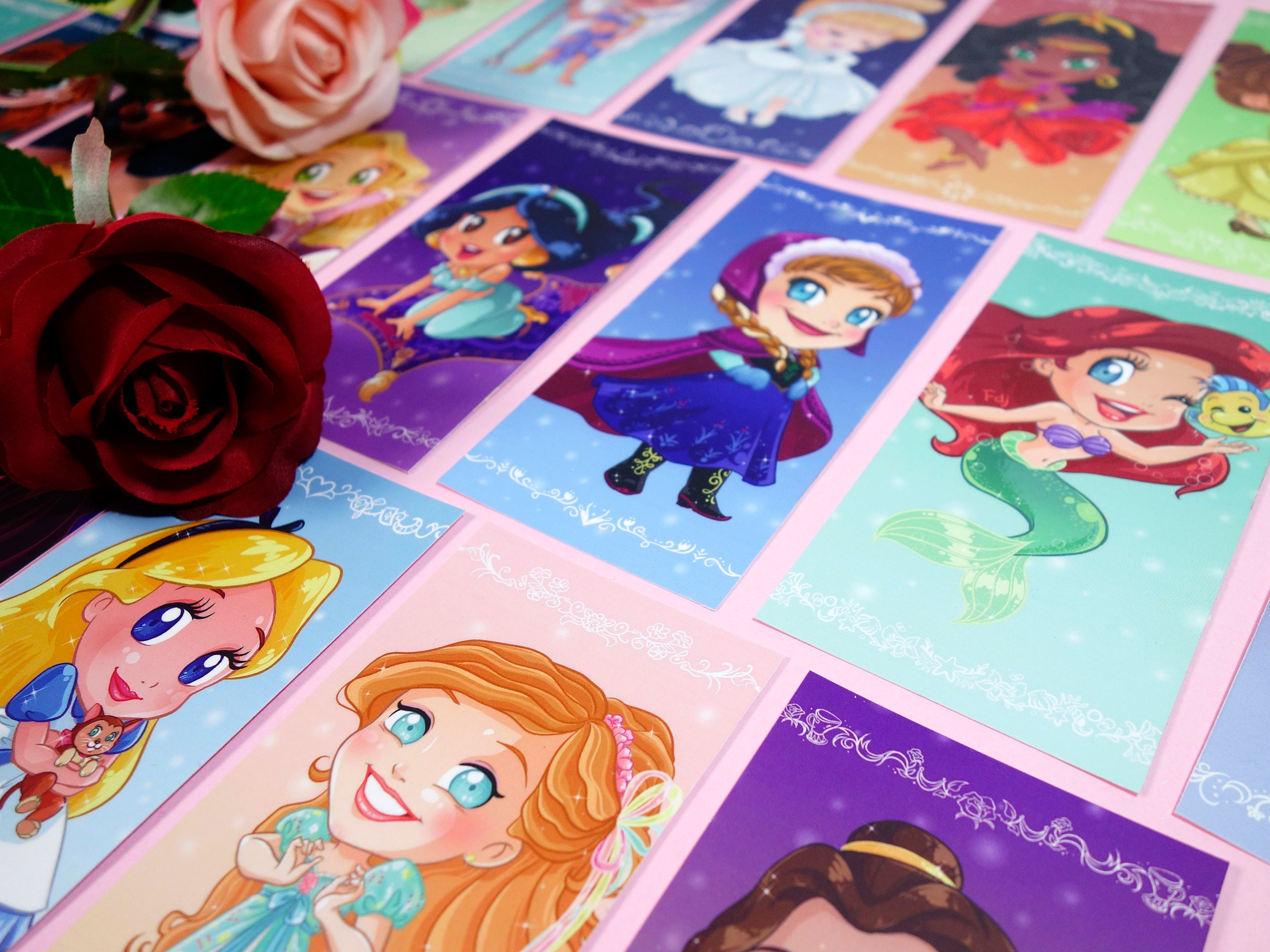 Bookmarks Disney Princesses & Heroines | Etsy