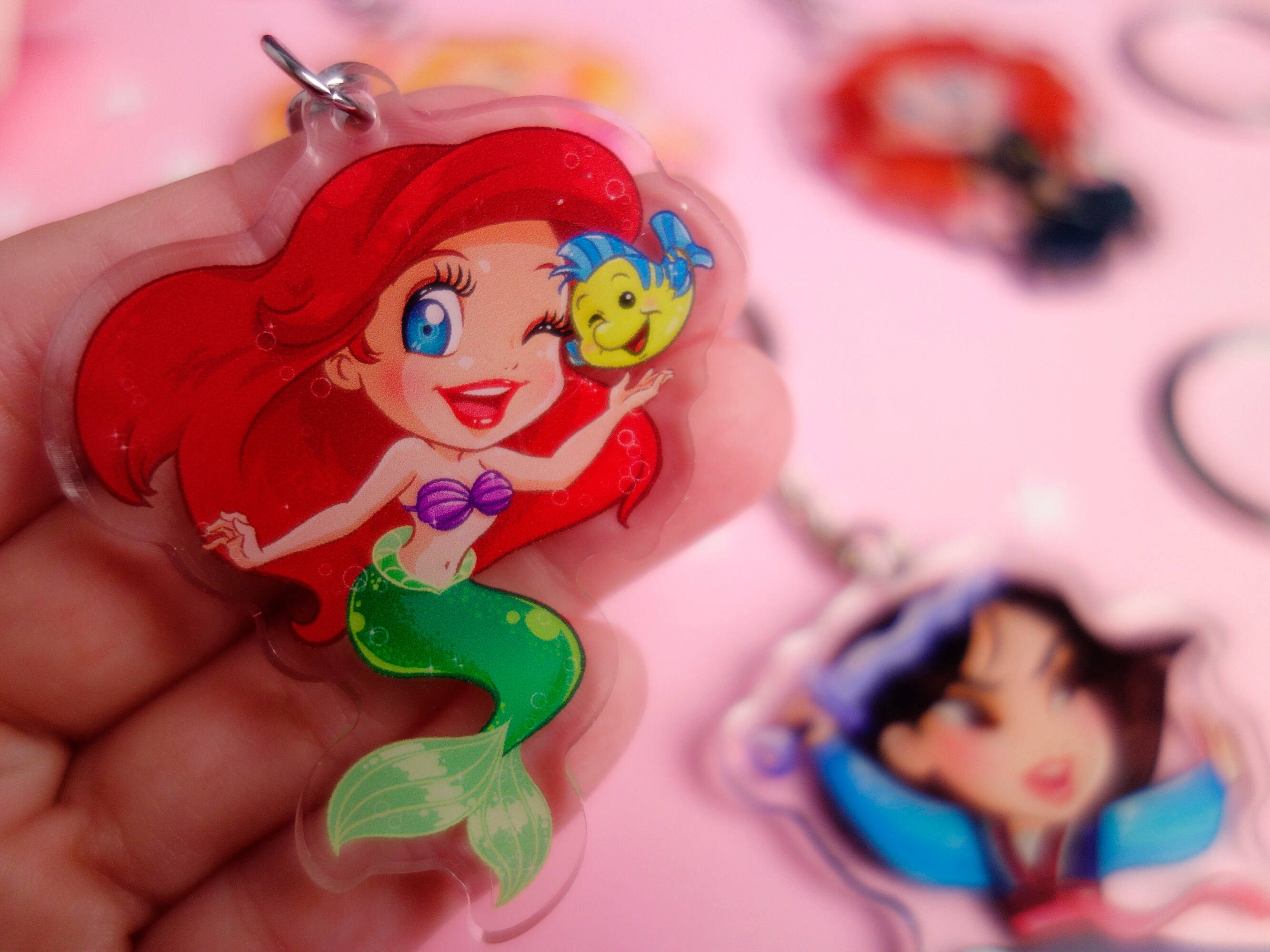 Keychains Disney Princesses & Heroines - Etsy Australia