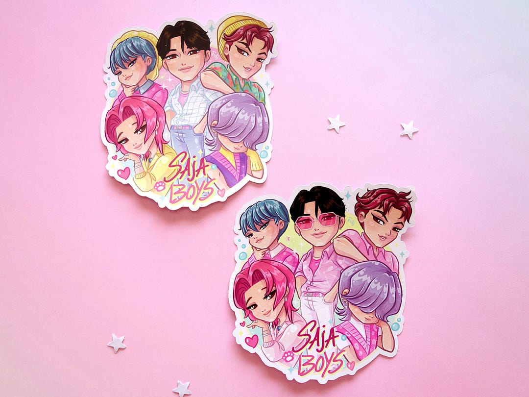 Stickers Saja Boys Kpop Demon Adhesive Paper Korean Movie Cute Gifts ...