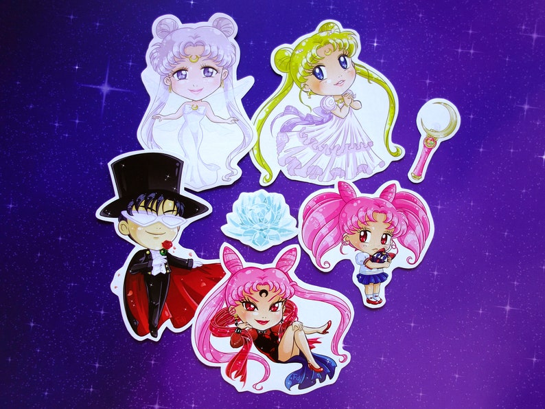 Stickers Sailor Milkyway Guardians Cute Gifts Stationery Moon Mercury ...