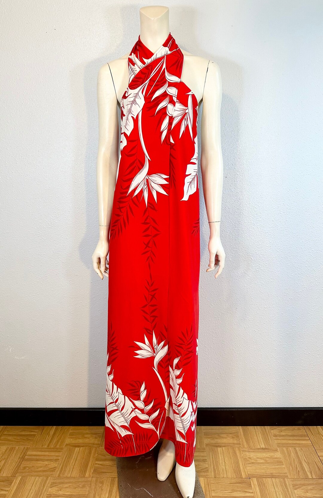 Vintage Pareo/sarong Style Dress, by Resort Line Hawaii, Small/medium ...