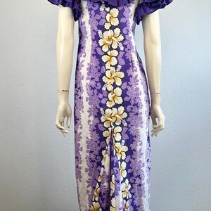 Sweet Purple Floral Long Muumuu by Rainbow Hawaii, Size Small - Etsy