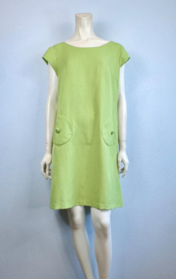 80's/90's Sheath Dress By Karin Stevens, Size Medium - Gem