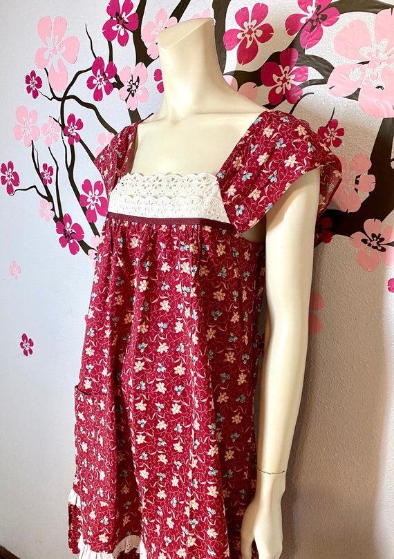 sweet vintage short muumuu - Gem
