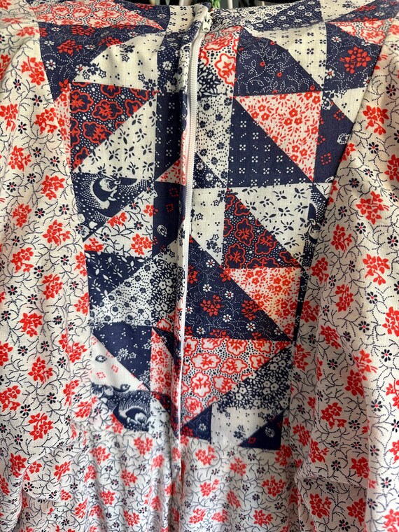 70's Beautiful Vintage Boho Chic Dress, 100% Cotton, … - Gem