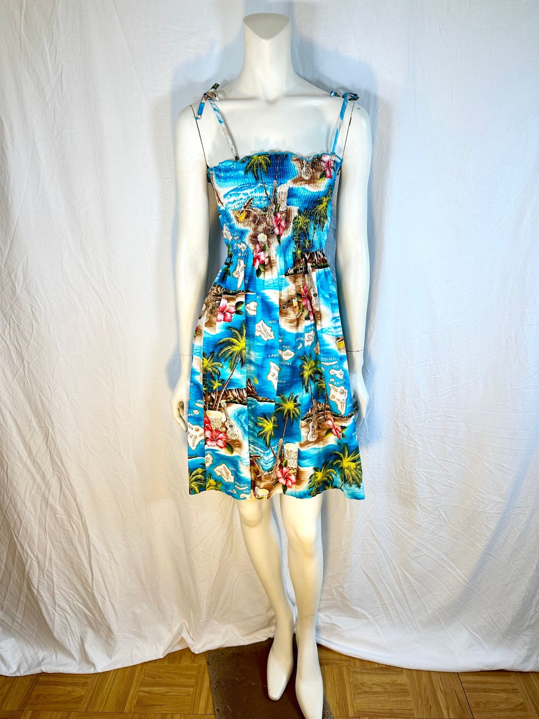 Sweet Hawaiian Print Children's Dress, Puanani, Made in Hawai’i, Medium ...