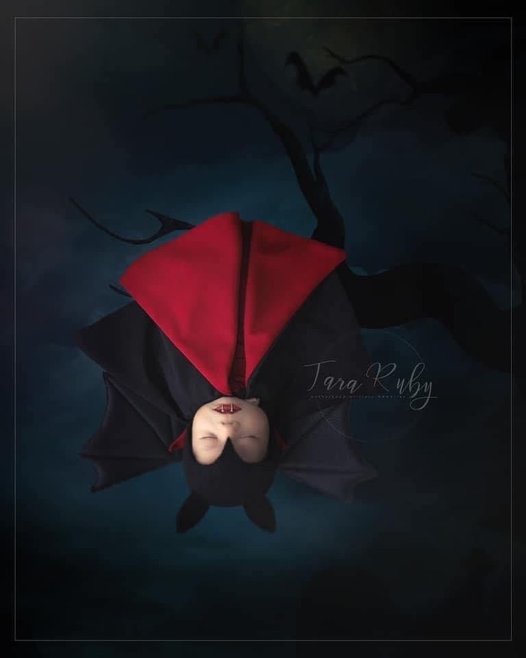 Newborn Infant Vampire Cape for Babies First Halloween - Baby Halloween ...