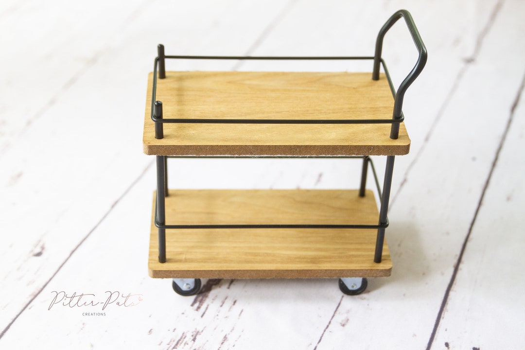 Mini Barista Cart for Baby Coffee Decor Photo Prop Small Mini Cart ...