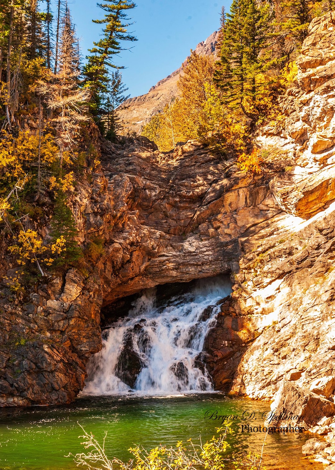 Montana Waterfalls Note Cards, Glacier National Park Set of 10 With ...