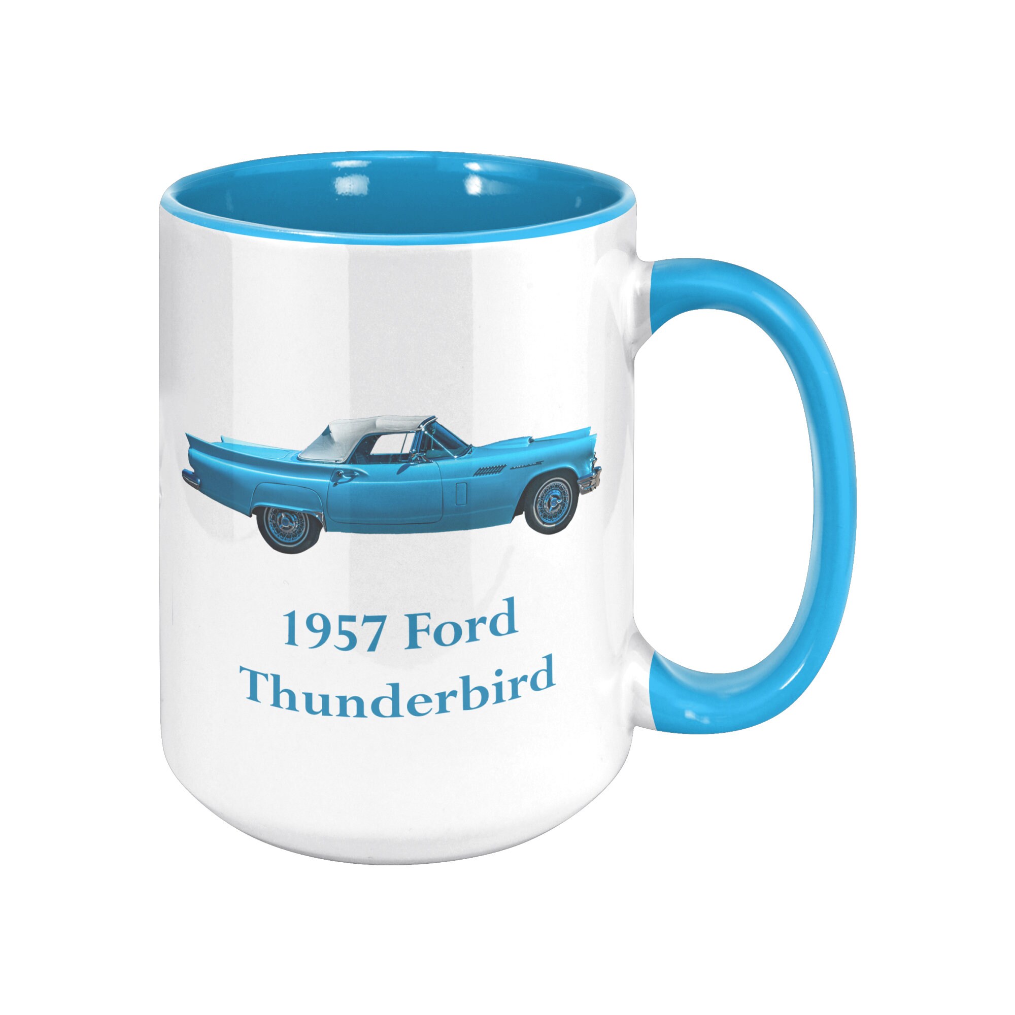 1957 Ford Thunderbird 15 Oz Mug Classic Ford Mug Cars of - Etsy UK