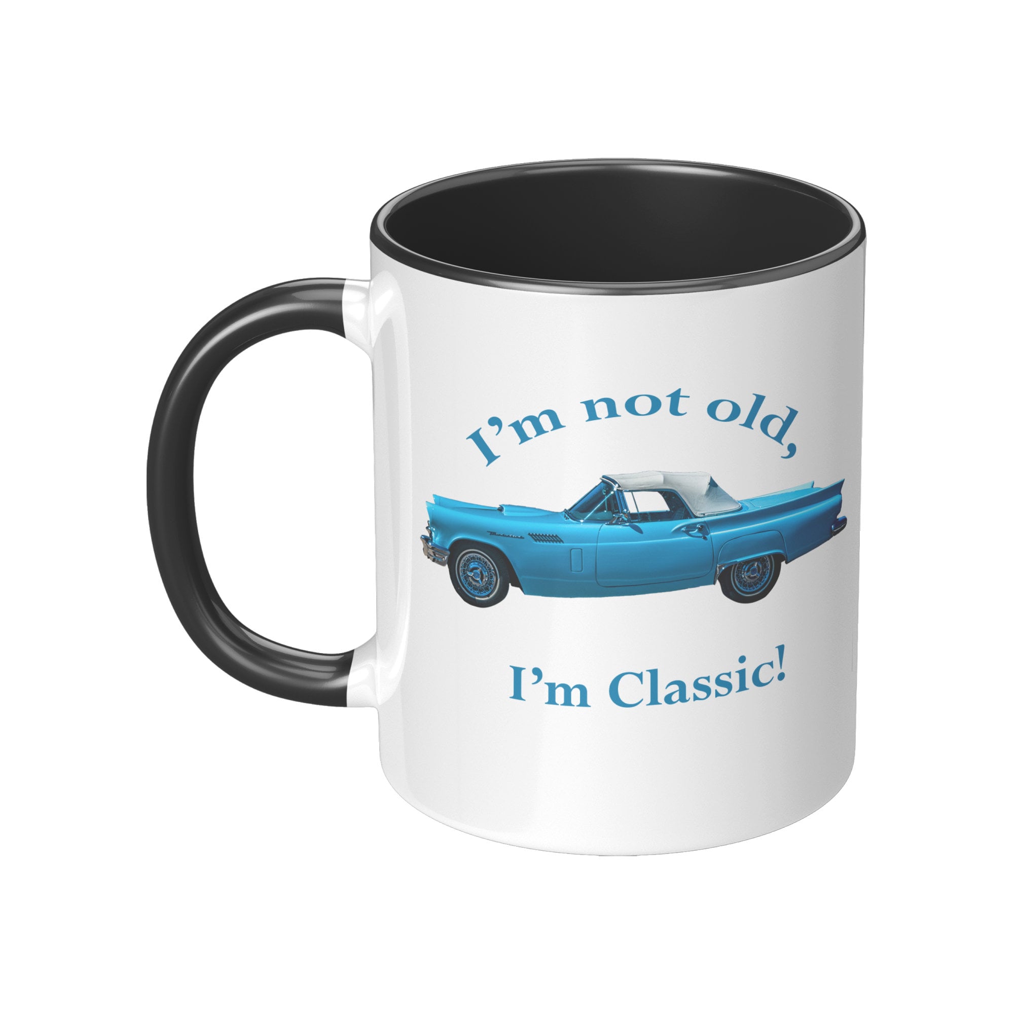 1957 Ford Thunderbird, 11 Oz Mug, Classic Ford Mug, Cars of the 50s Mug ...
