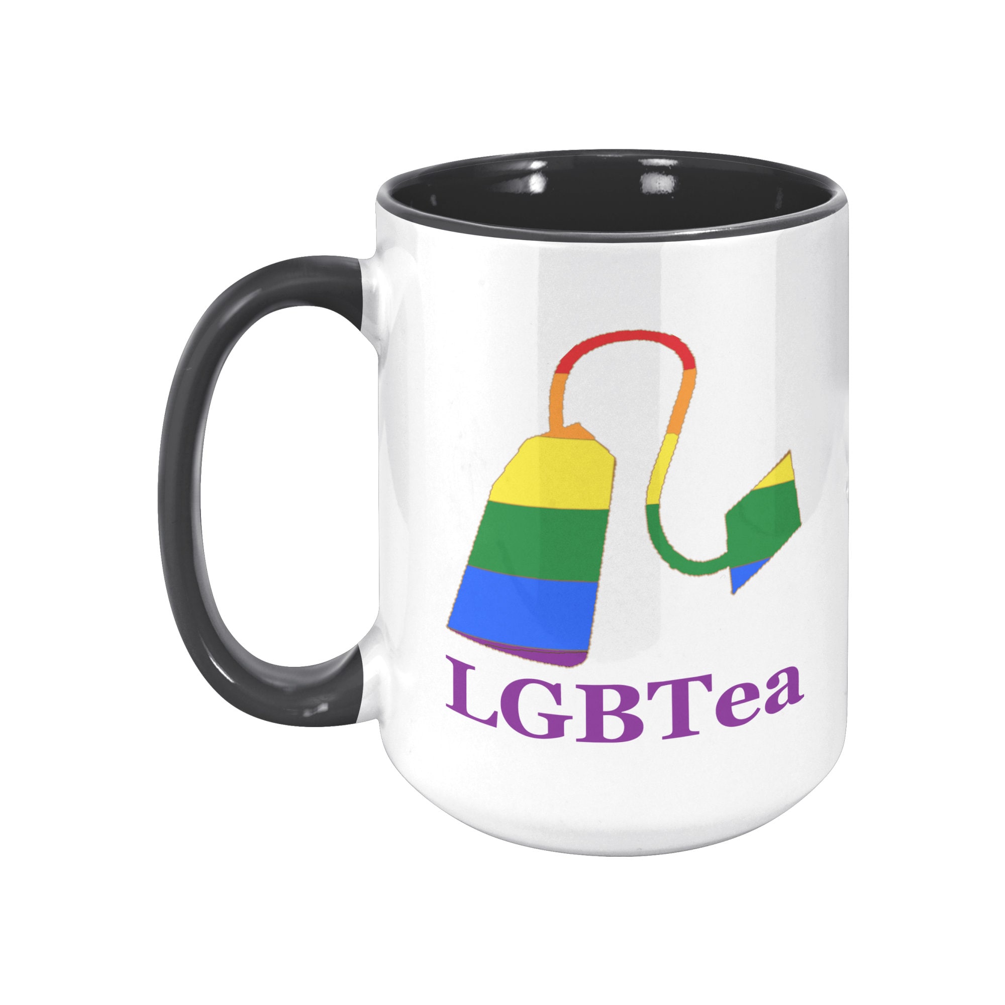 Lgbtea 15 Oz Ceramic Mug, LGBT Pride Mug, Coffee Mug to Celebrate Pride ...