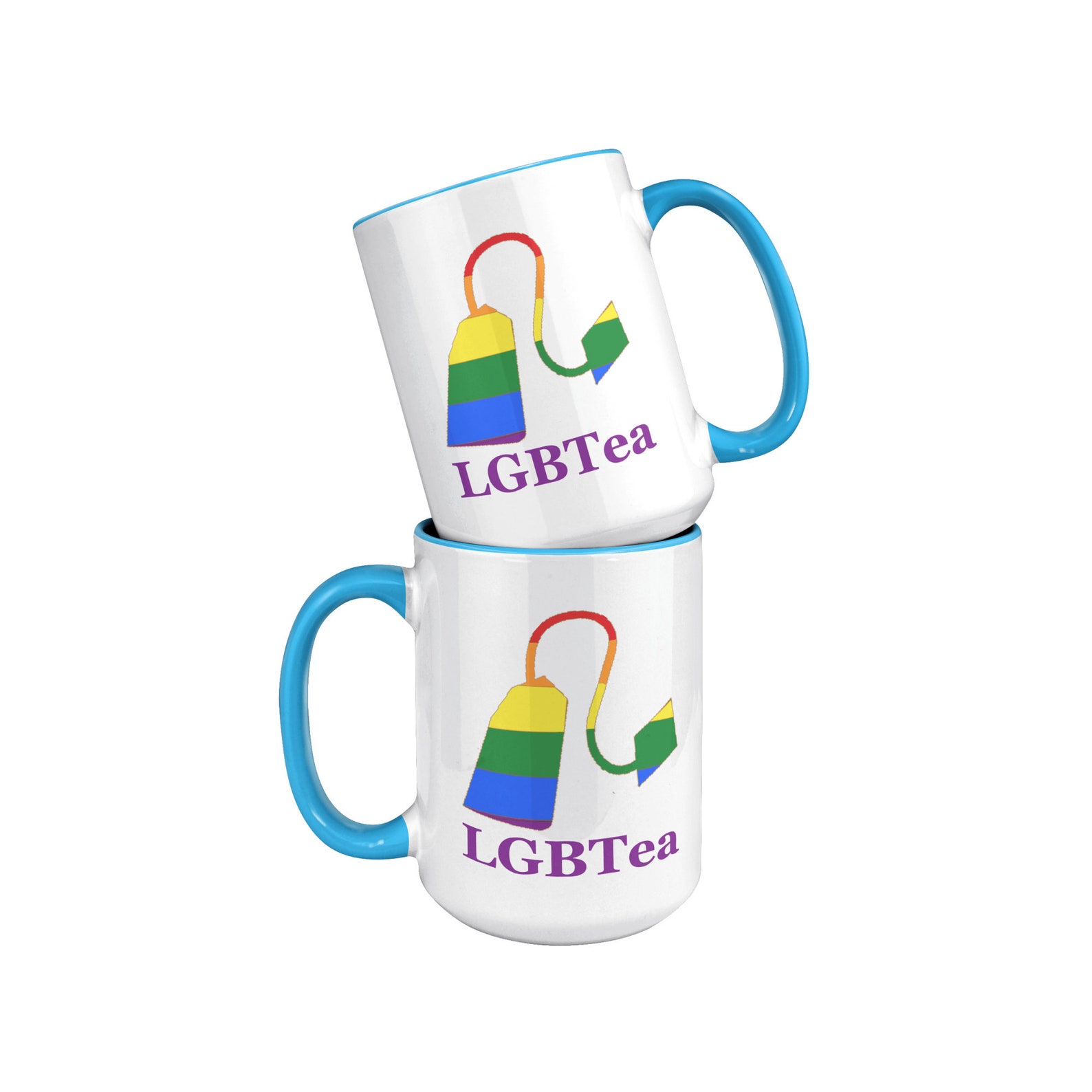 Lgbtea 15 Oz Ceramic Mug, LGBT Pride Mug, Coffee Mug to Celebrate Pride ...