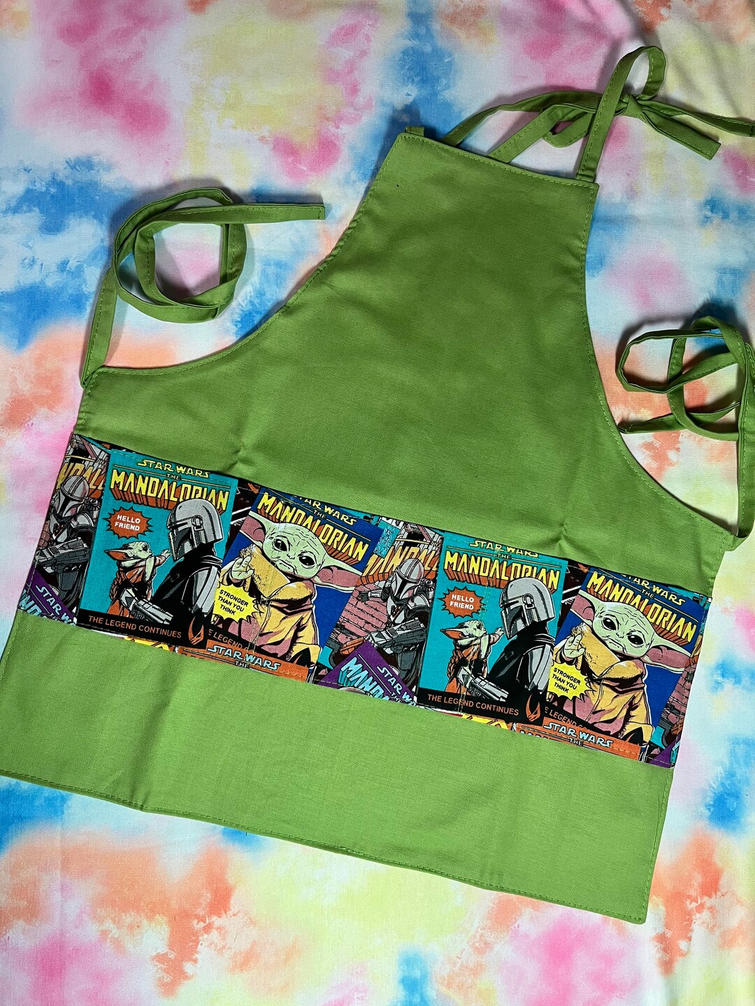 Kids Apron Size 3t-5t Mandalorian One of A Kind - Etsy