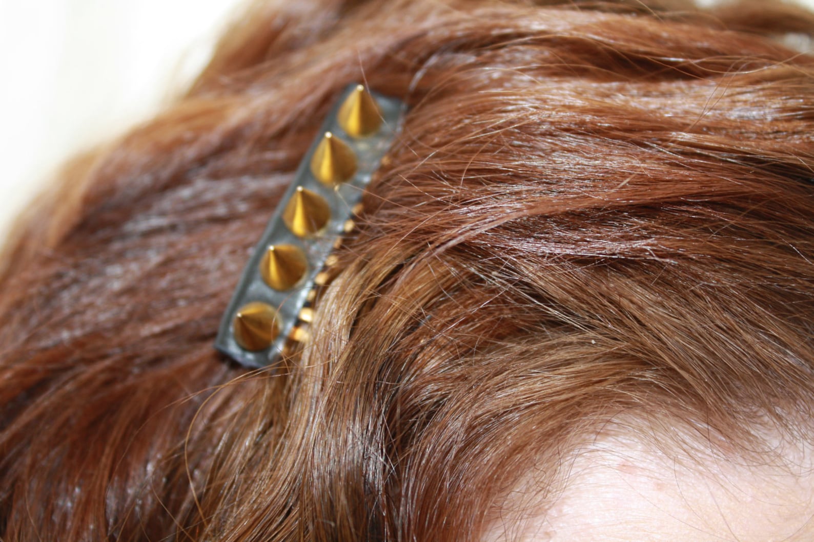 Spikey Gold Hair Comb - Etsy
