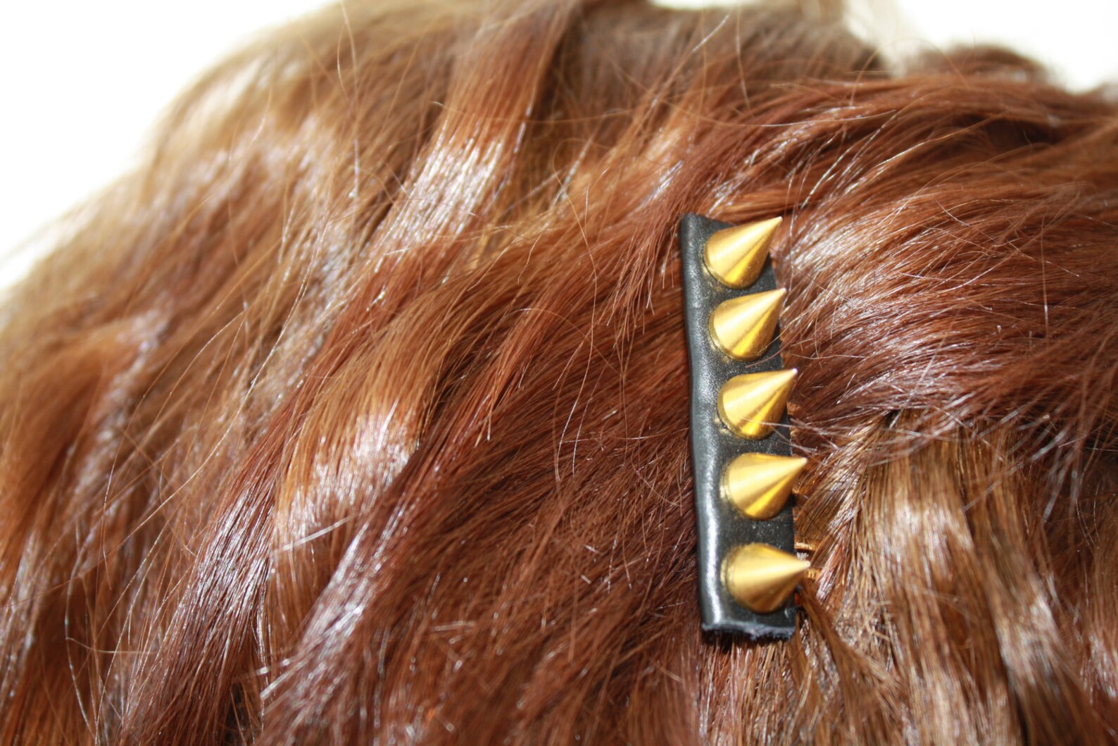 Spikey Gold Hair Comb - Etsy