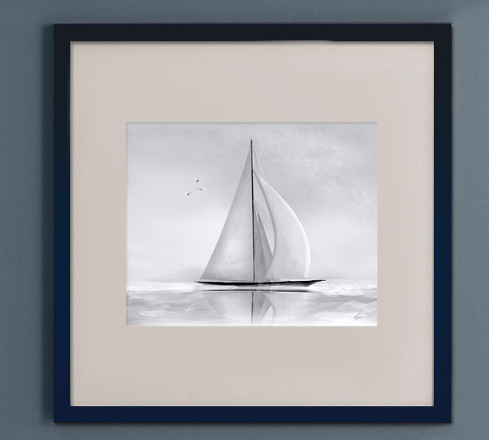 Sloop 8 X 10 Nautical Sailing Ship Sloop Yacht Art Painting - Etsy