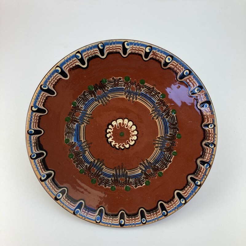 Pottery Plate - Etsy