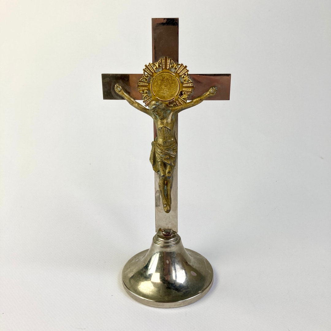 Vintage Cross Crucifix With Jesus, Religious Gift, Catholic Crucifix ...