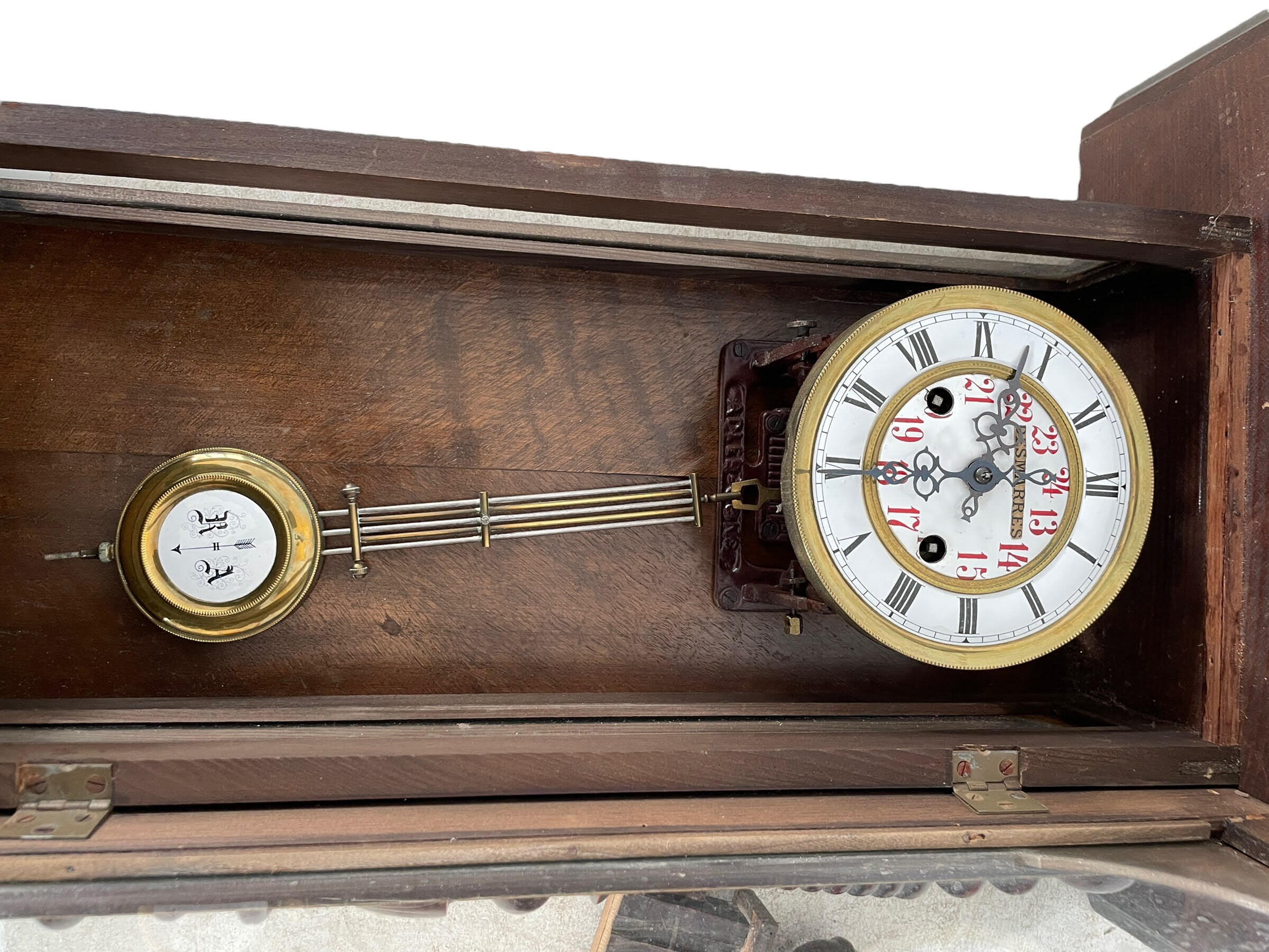 Antique French Pendulum Des Marres Wall Clock for Repair Refurbishment ...