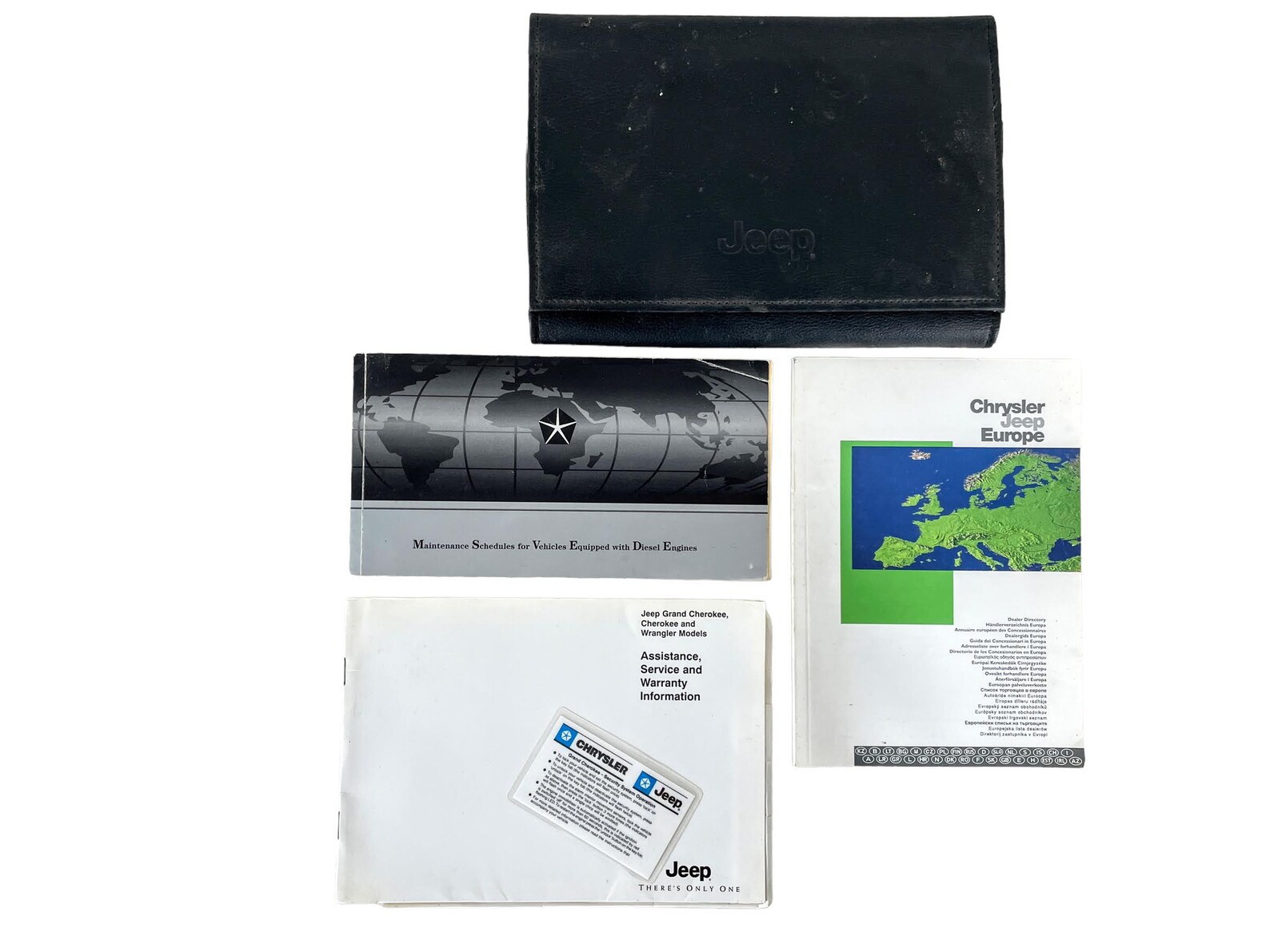 Vintage Jeep Cherokee Owner Manual Service Book Folder Owner's Handbook ...