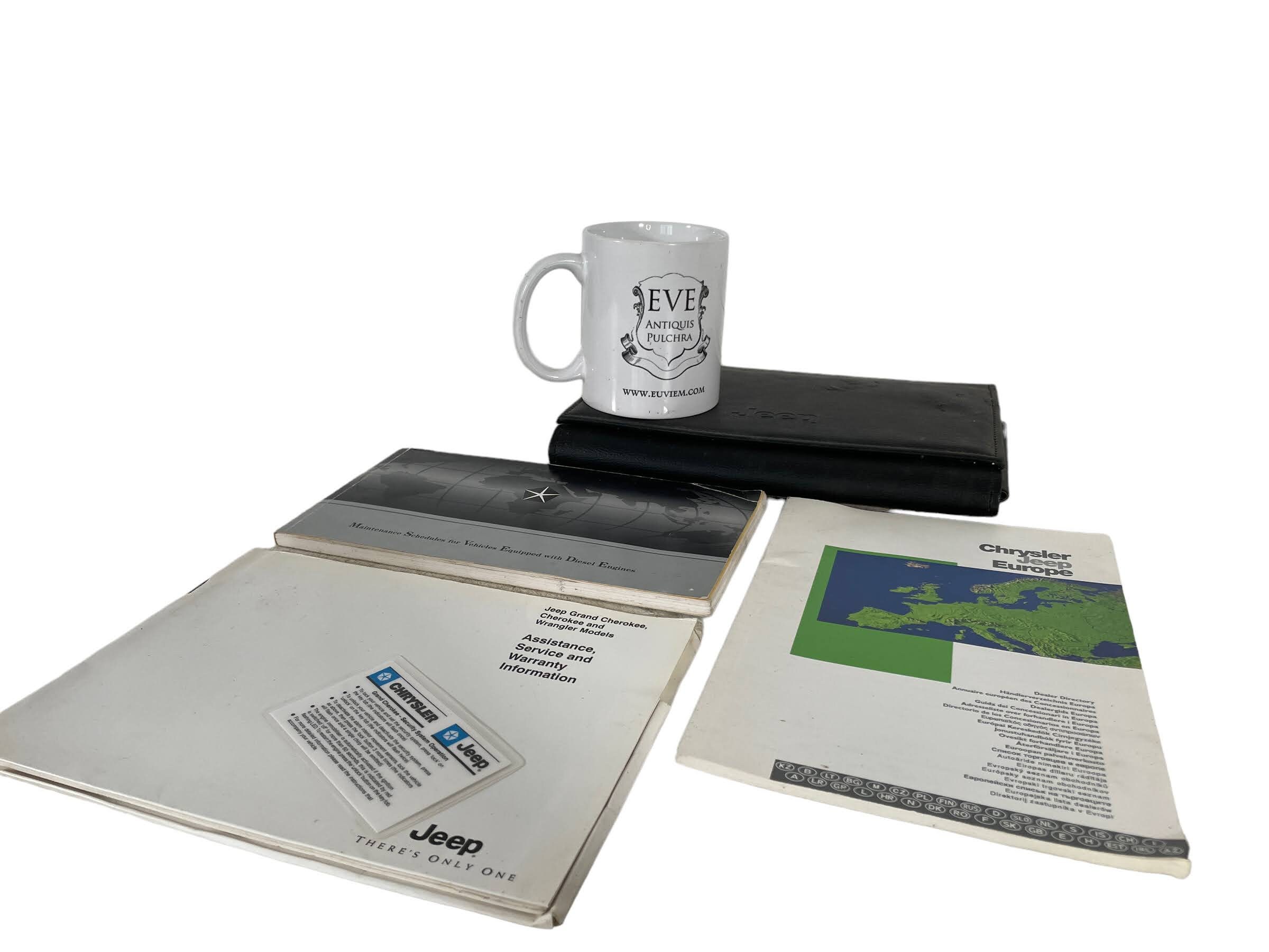 Vintage Jeep Cherokee Owner Manual Service Book Folder Owner's Handbook ...