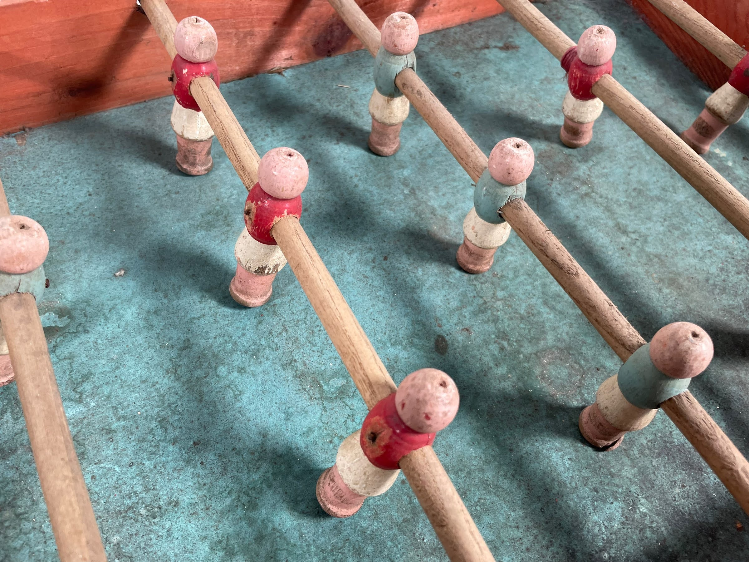 Vintage French Mini Small Table Football Soccer Toy Game of - Etsy