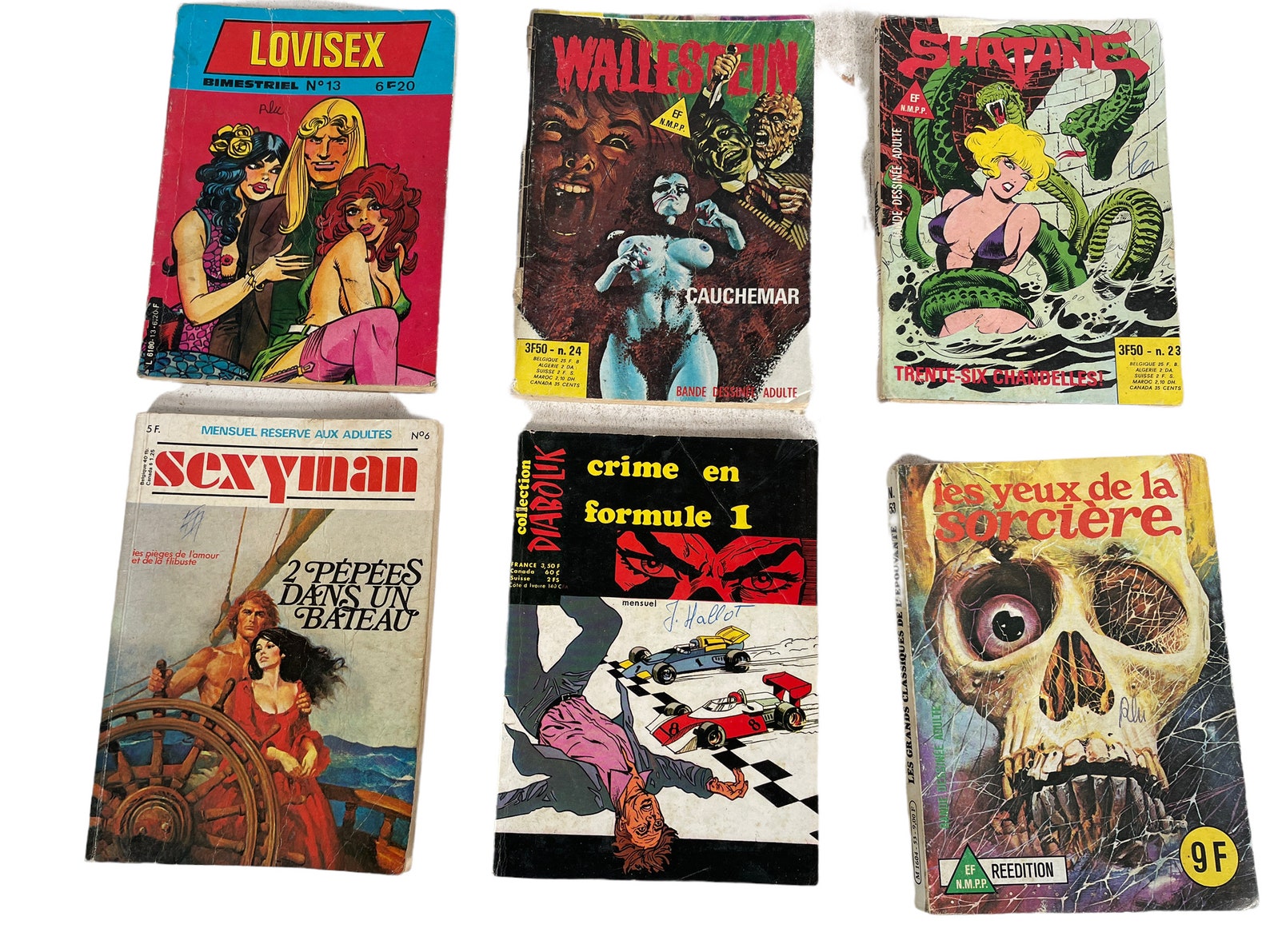 Buy Vintage French Adult Comics Comic Book X18 Very Graphic Novels ...