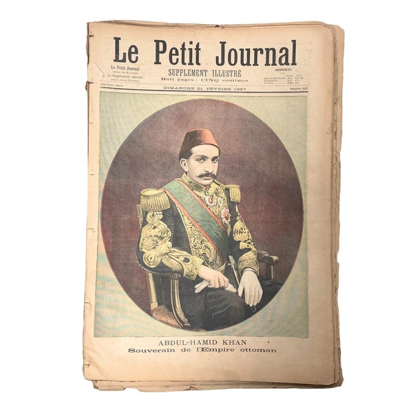Antique Newspaper - Etsy