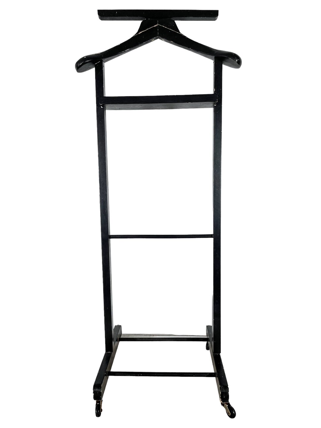 Vintage French Valet Butler Stand Wooden Clothes Hanger Suit Costume ...