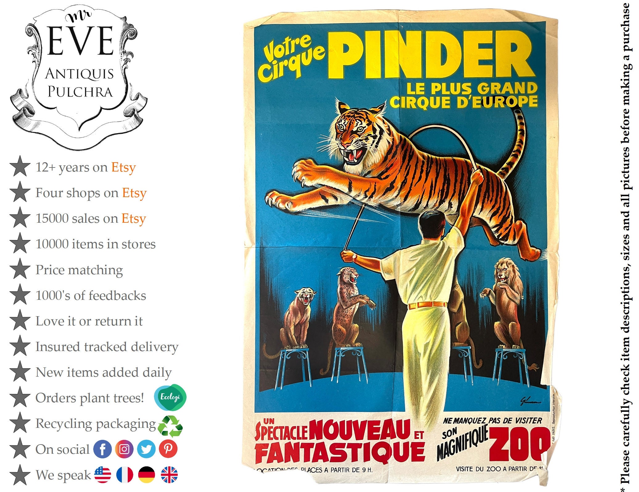 Vintage French Circus Posters
